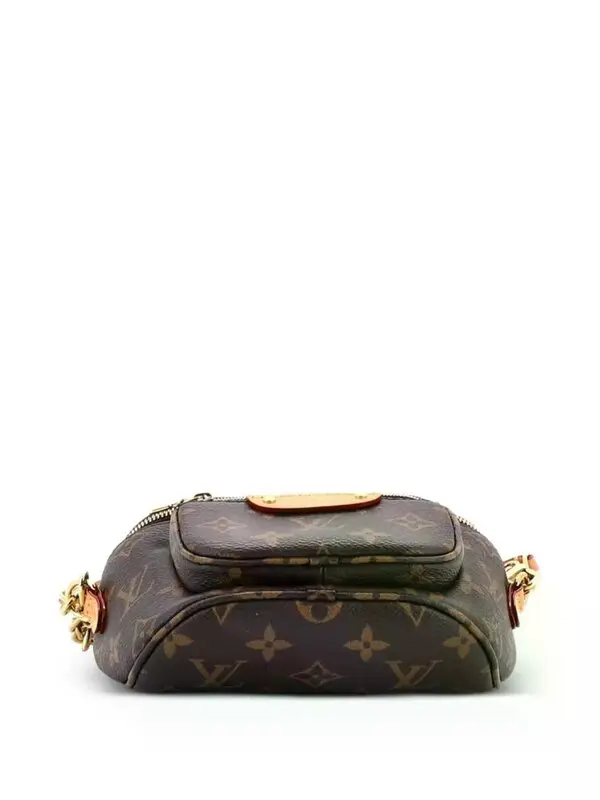 LOUIS VUITTON Bum Bag Monogram Canvas Mini Belt Bag - Brown