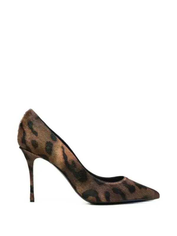 SERGIO ROSSI Godiva Pointed-toe Pumps - Brown