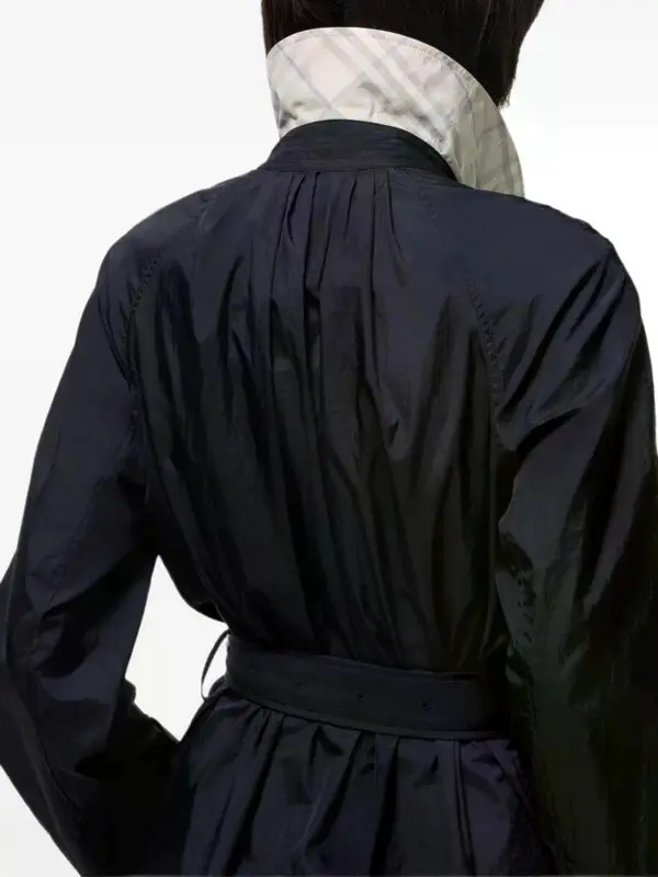 Burberry Long Belted Nylon Tickhill Car Coat