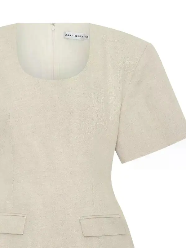 Anna Quan Hayden Scoop-neck Mini Dress