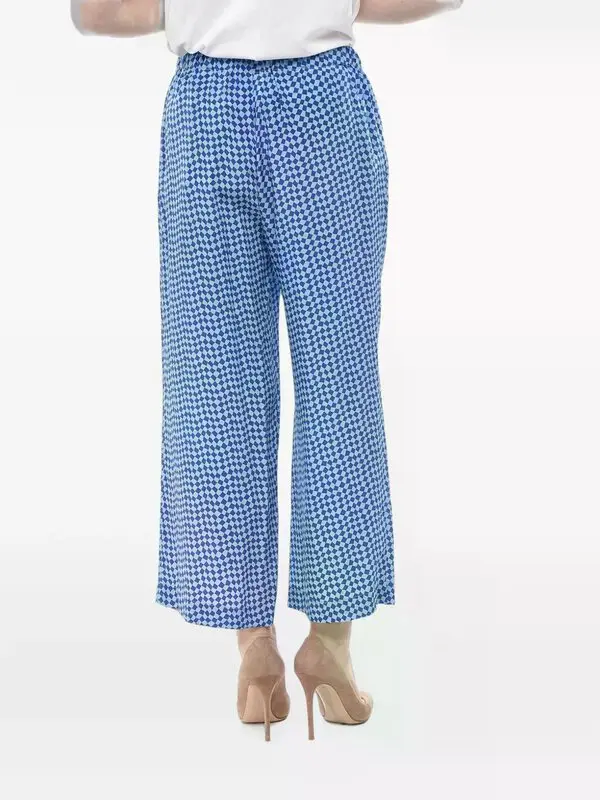 Marni Checked Silk Trousers
