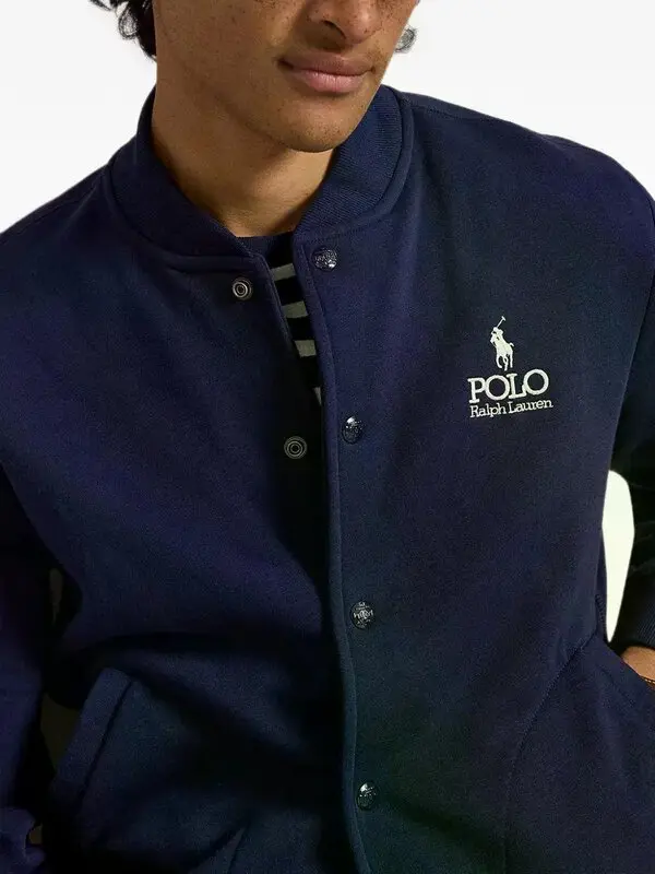 Polo Ralph Lauren Logo-embroidered Button-up Sweater