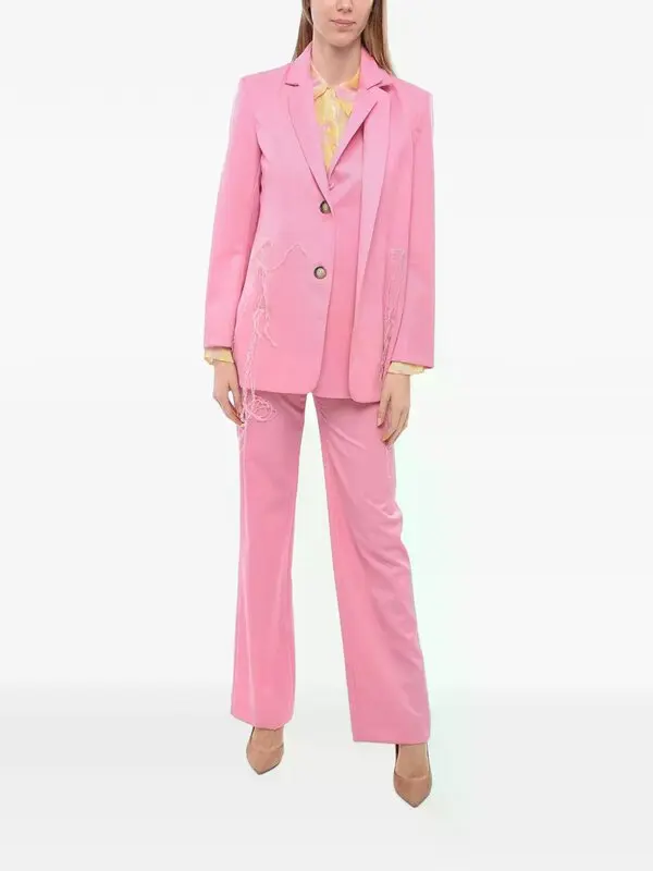 JULFER Fringed Single-breasted Jacket