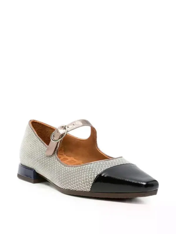 Chie Mihara Gallet Buckle-fastening Cap-toe Ballet Flats