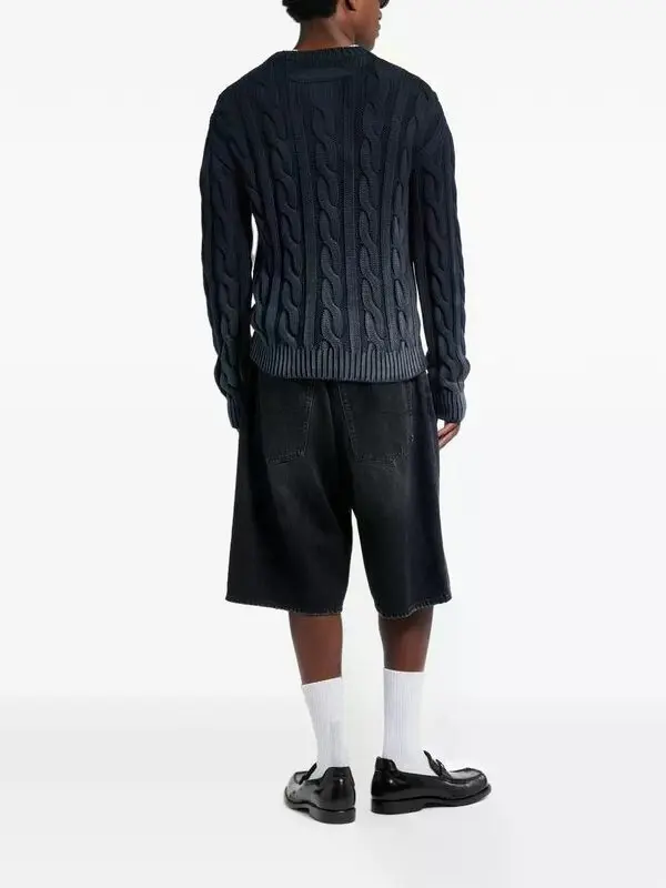 Balenciaga Paneled Denim Shorts