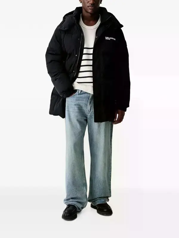 Karl Lagerfeld Quilted Logo-print Jacket