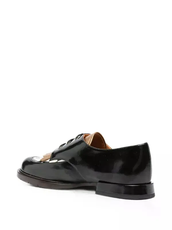 Chie Mihara Jeripa Fringed Checkered Loafers