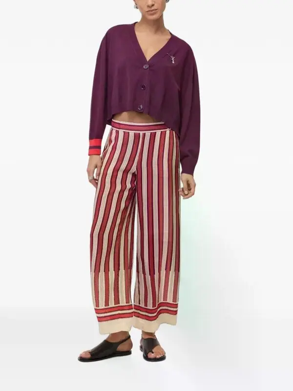 OTTOD'AME Cropped Button-up Cardigan