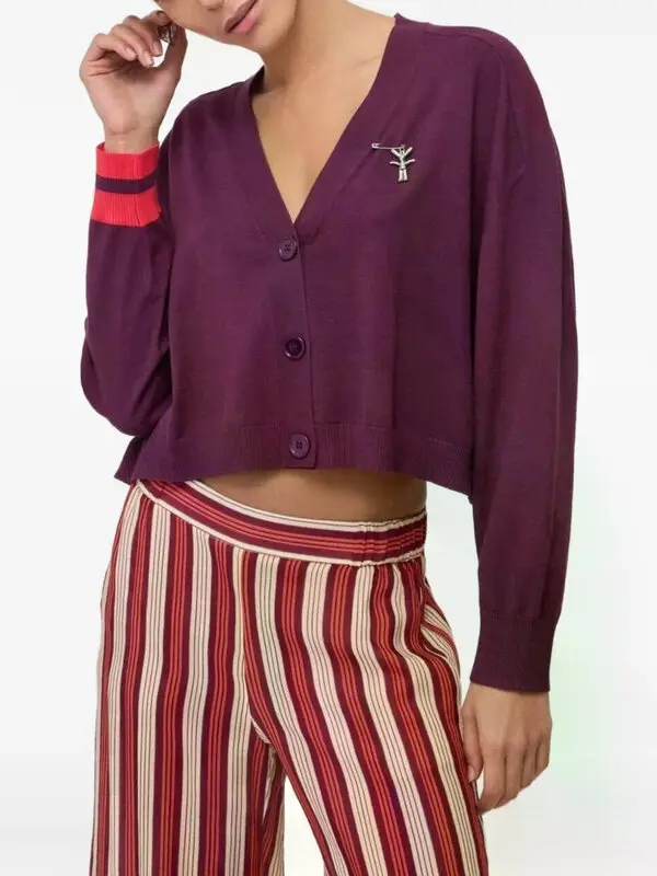 OTTOD'AME Cropped Button-up Cardigan