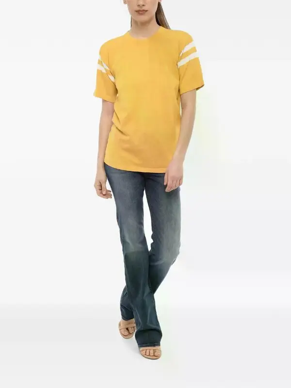 Woolrich Contrast-stripe Crew-neck T-shirt