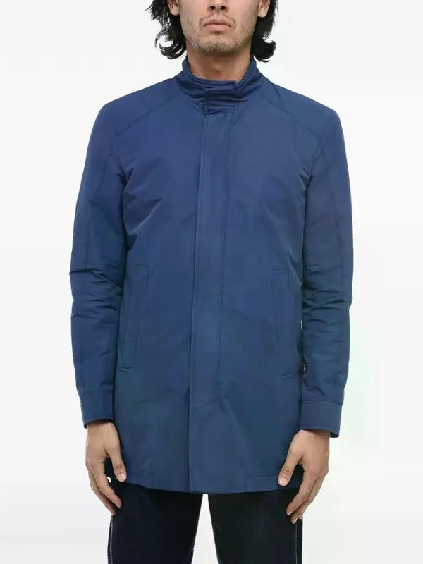 Corneliani Side-pocket Trench Coat - Blue