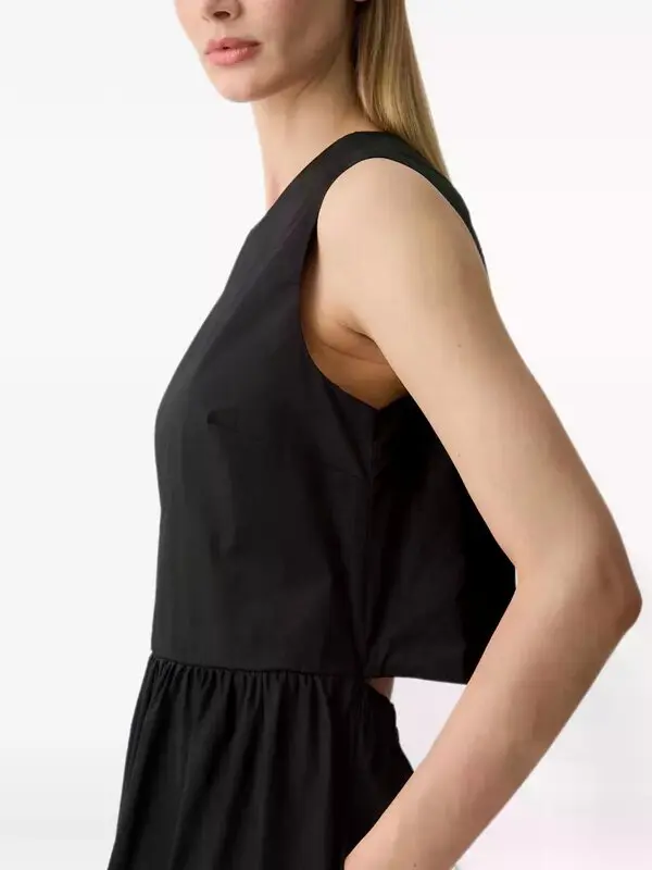 BENETTON Sleeveless Maxi Dress - Black