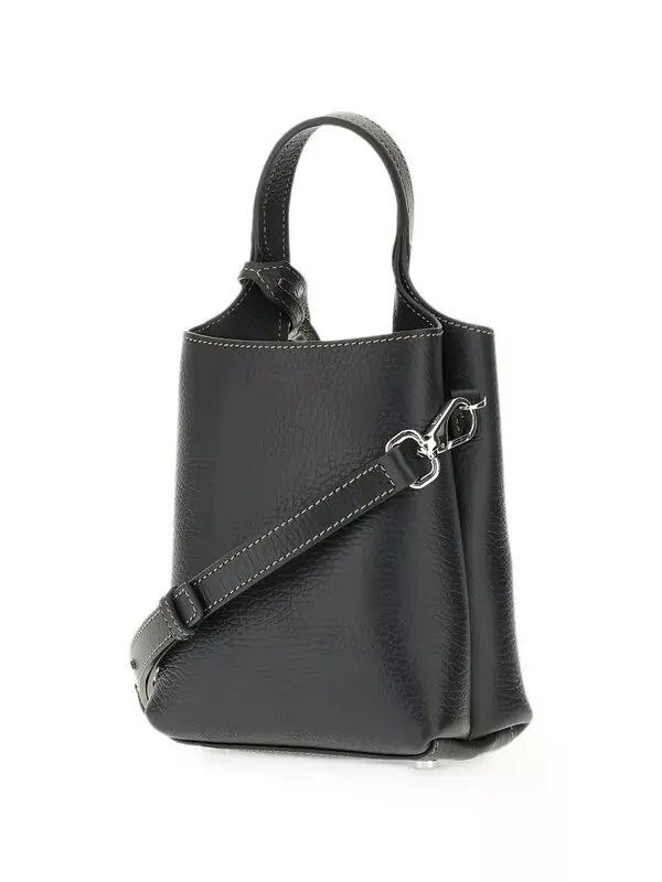 TOD'S T Timeless Pebbled Bucket Bag
