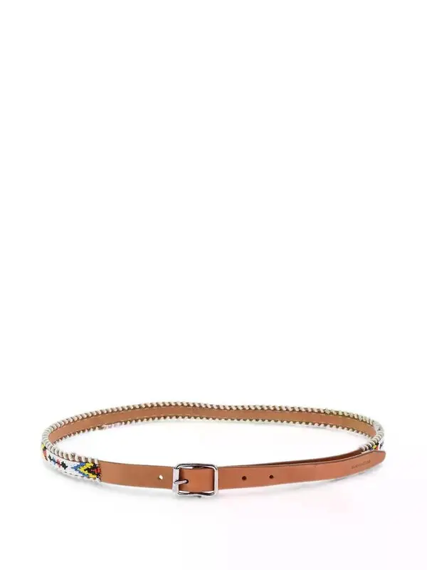 Dsquared2 Bead-embellished Leather Belt