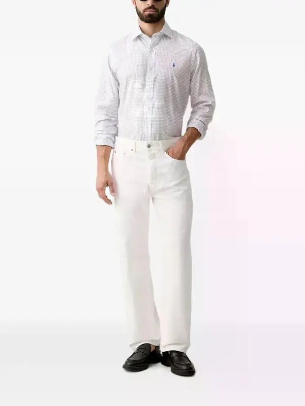 Polo Ralph Lauren Check-print Logo-embroidered Shirt