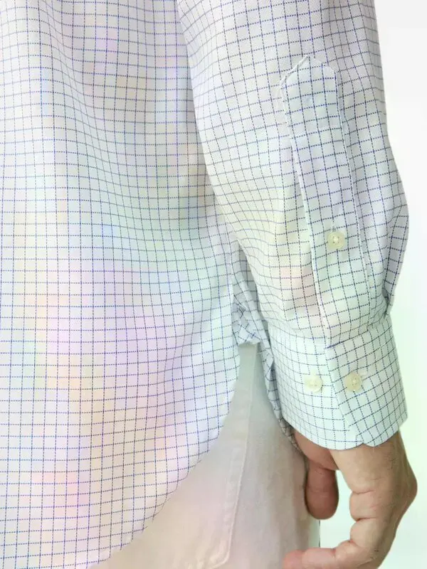Polo Ralph Lauren Check-print Logo-embroidered Shirt