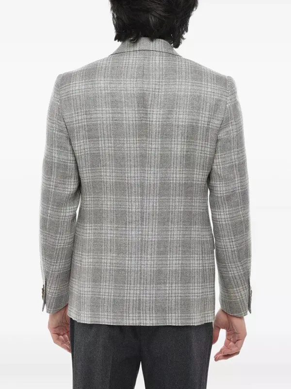 Corneliani Checked-pattern Single-breasted Blazer