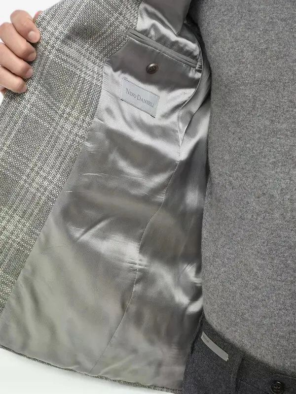 Corneliani Checked-pattern Single-breasted Blazer