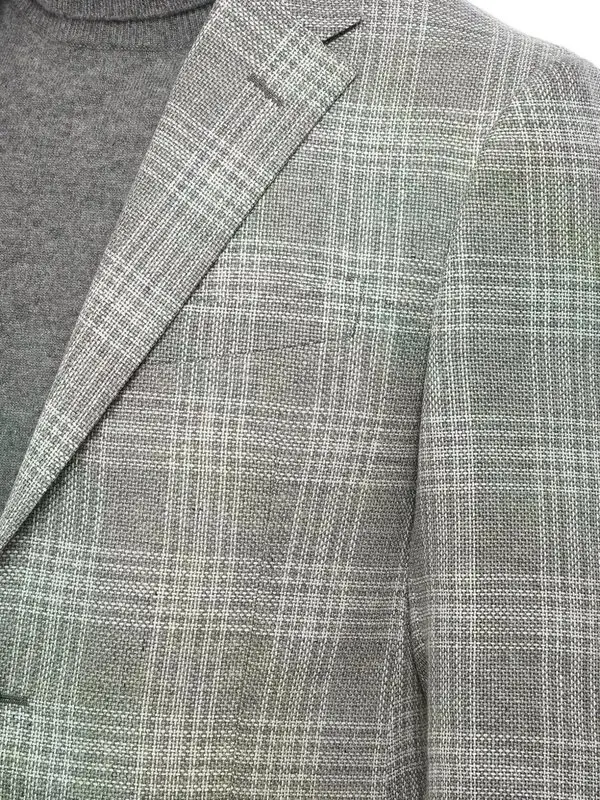 Corneliani Checked-pattern Single-breasted Blazer