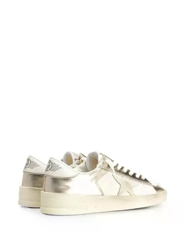 GOLDEN GOOSE Stardan Laminated Leather Sneakers