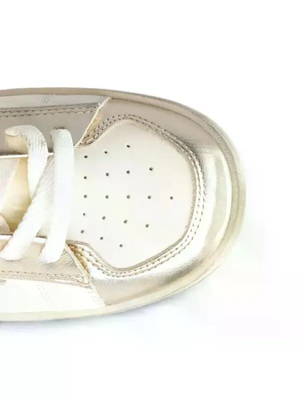 GOLDEN GOOSE Stardan Laminated Leather Sneakers