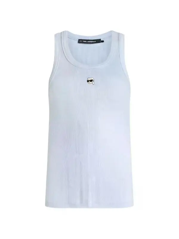 Karl Lagerfeld Ikon Ribbed Tank Top
