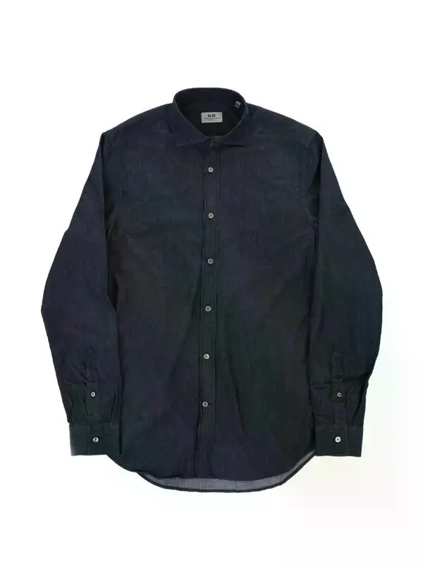 Corneliani French-collar Lightweight Shirt - Blue