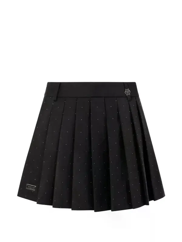 Philipp Plein Skull-print Mini Skirt - Black