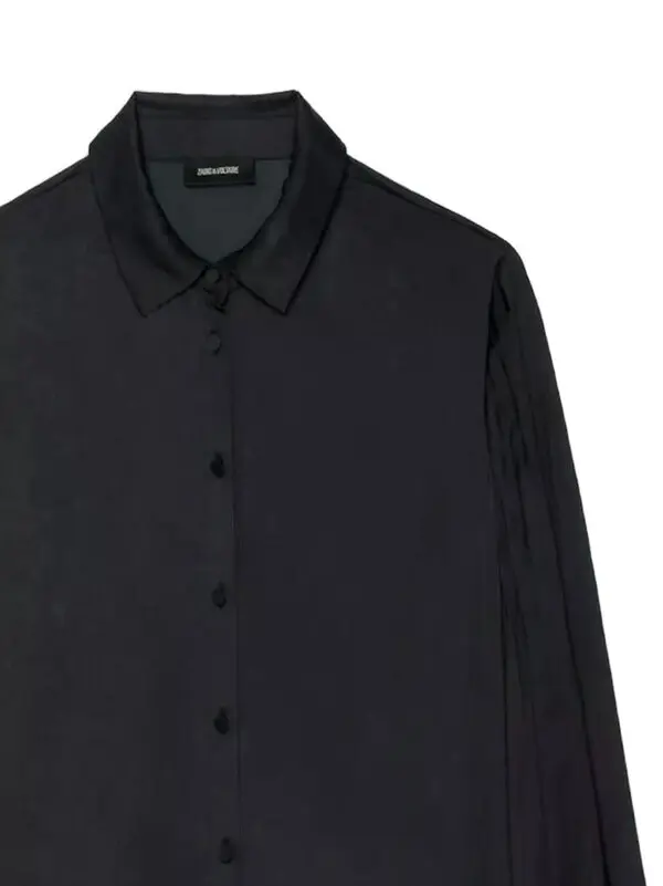 Zadig&Voltaire Thely Ruffle-cuff Shirt - Black