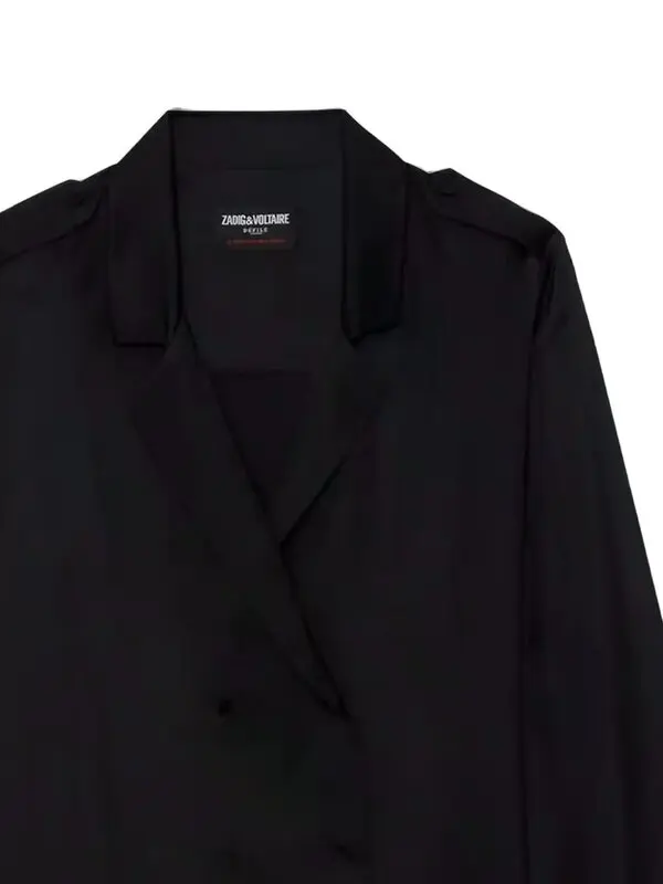 Zadig&Voltaire Tussi Double-breasted Blouse - Black