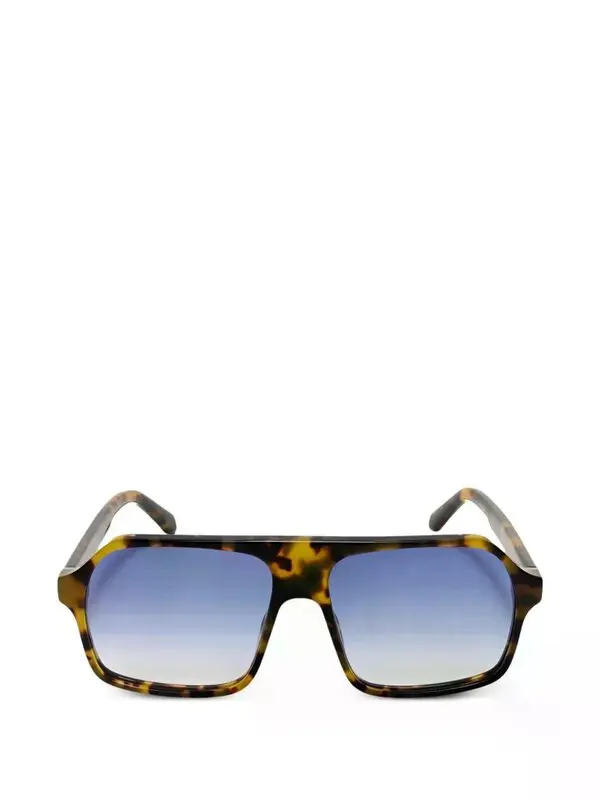 Palm Angels Tortoiseshell-effect Sunglasses - Brown