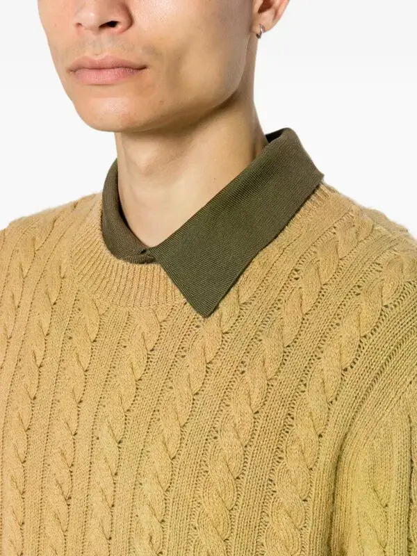 A.p.c. Cable Knit Wool Sweater