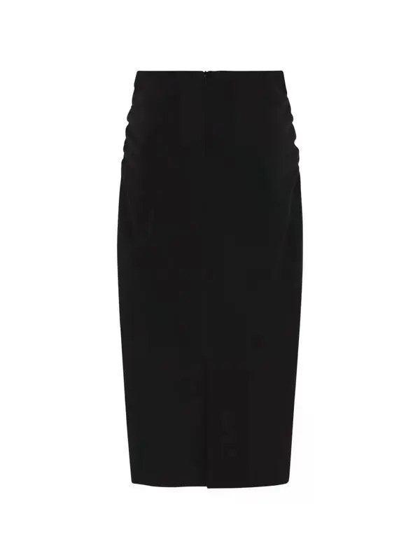 Max Mara Draped Pencil Midi Skirt