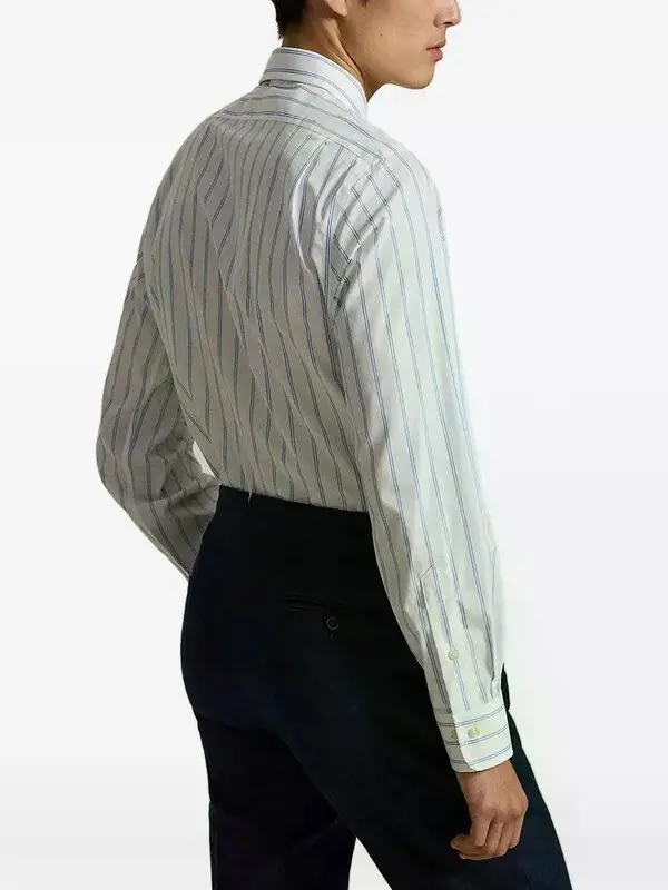 Polo Ralph Lauren Striped-print Embroidered-logo Shirt