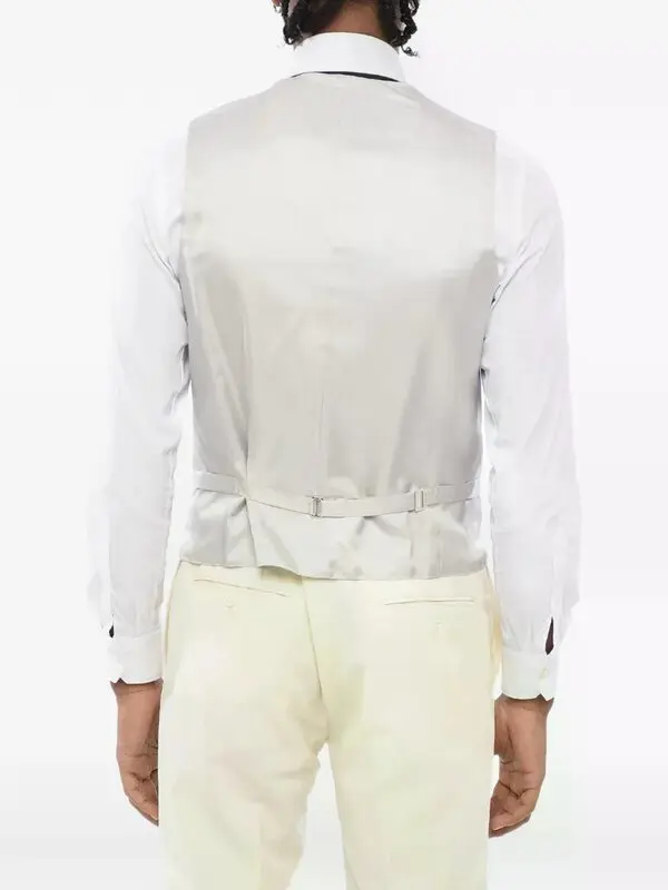 Corneliani Jacquard Double-breasted Waistcoat