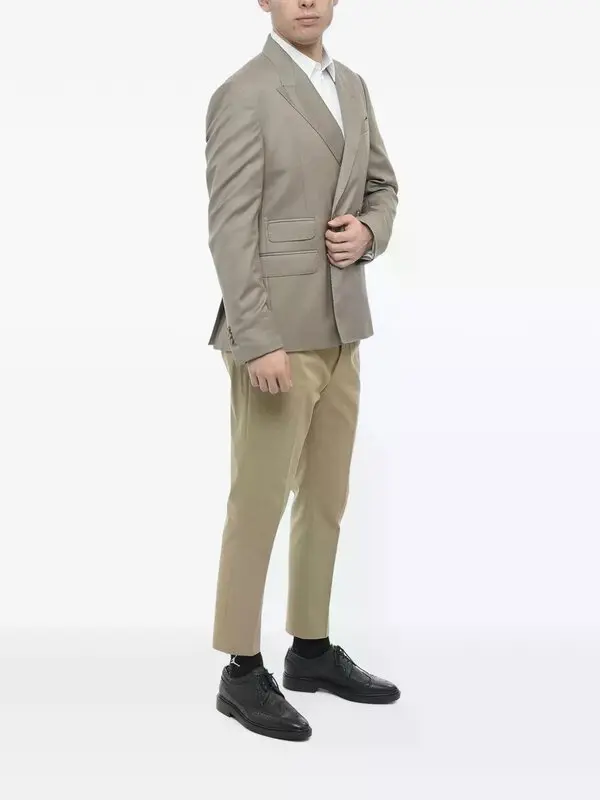 1989 STUDIO Double-breasted Peak-lapel Blazer