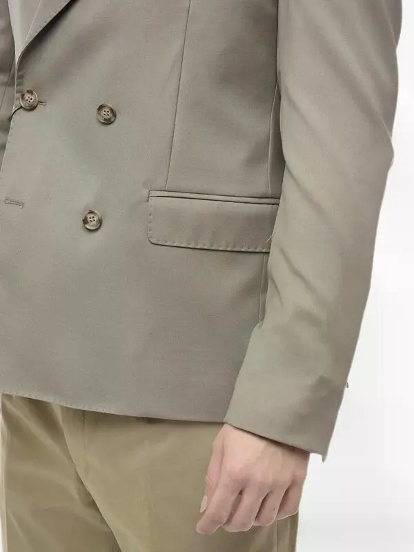 1989 STUDIO Double-breasted Peak-lapel Blazer