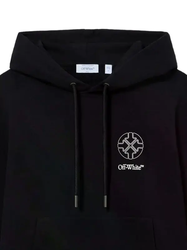 Off-White Half Arrow Skate Hoodie - Black