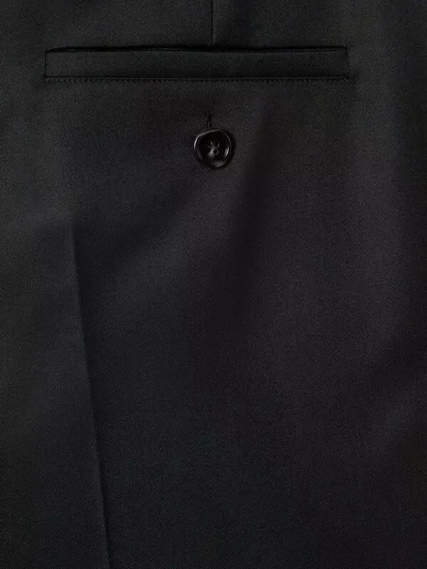 La DoubleJ Pleated Straight-leg Trousers