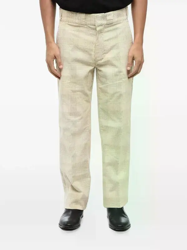 Dickies Checked Corduroy Trousers - Neutrals
