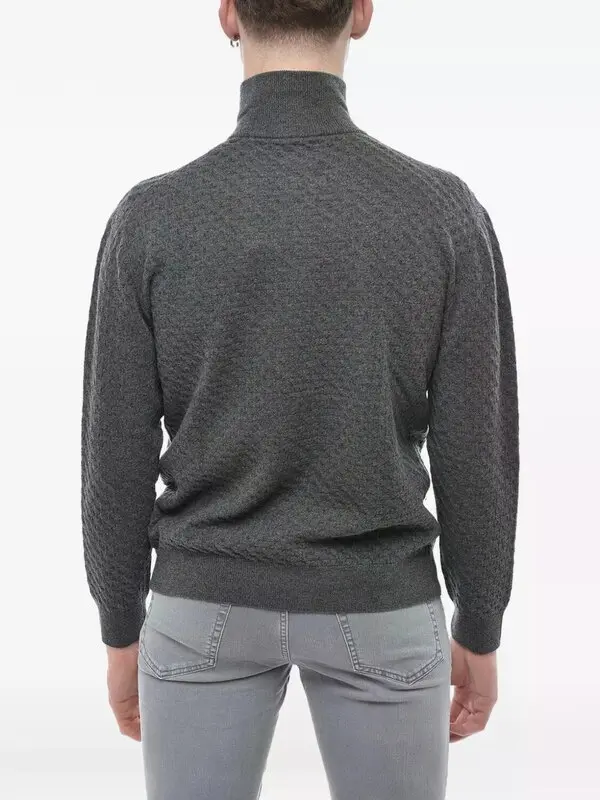 PAOLO PECORA Half-button Sweater