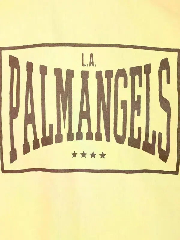 Palm Angels Logo-print Drop-shoulder T-shirt