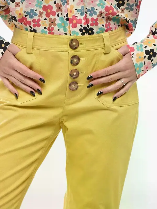 INES DE LA FRESSANGE PARIS Patch-pocket Bootcut Trousers