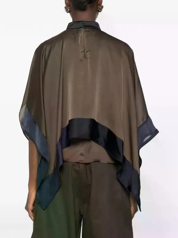 Sacai Layered Asymmetric-hem Blouse