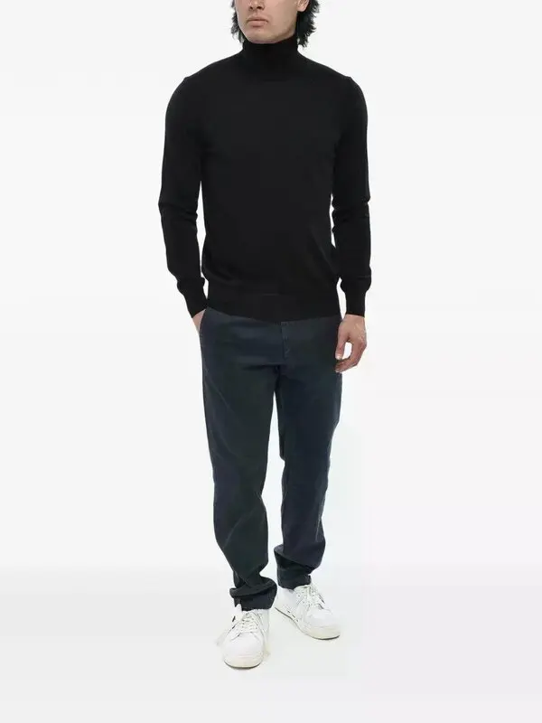 PAOLO PECORA High-neck Virgin-wool Knit