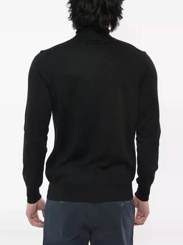 PAOLO PECORA High-neck Virgin-wool Knit