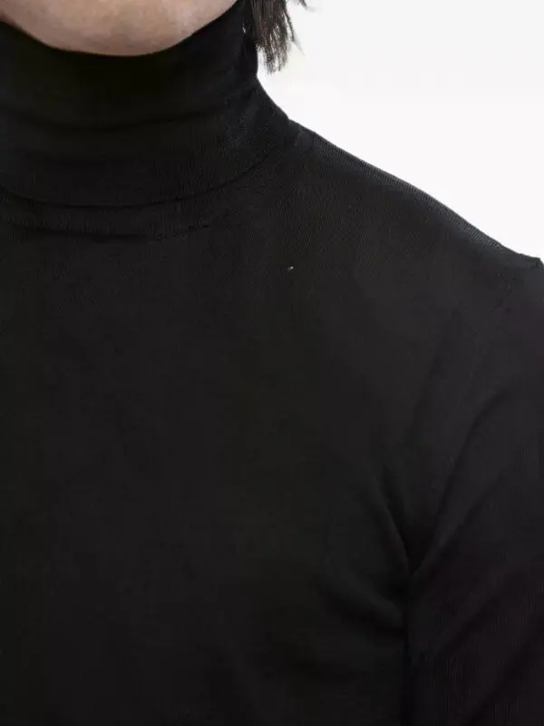 PAOLO PECORA High-neck Virgin-wool Knit