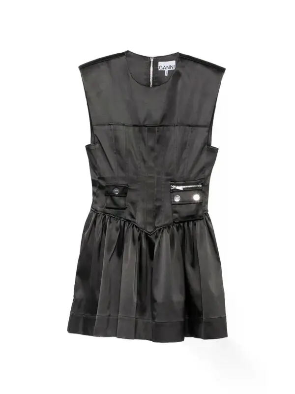 GANNI Corset-style Mini Dress