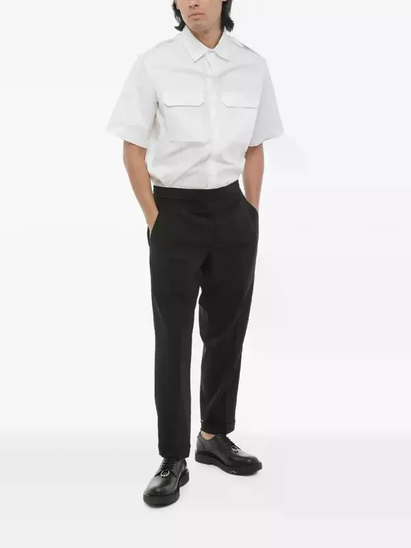 Neil Barrett Elasticated-waistband Trousers - Black