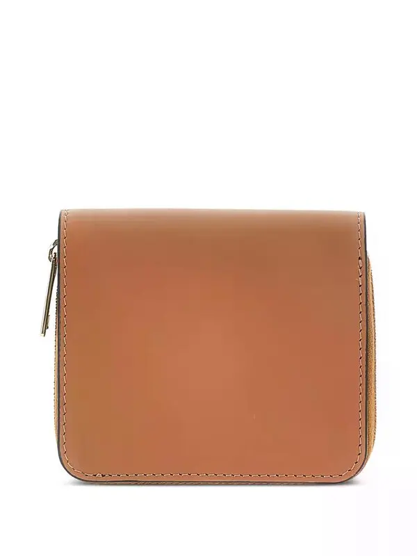 TOD'S Logo-plaque Leather Wallet - Brown
